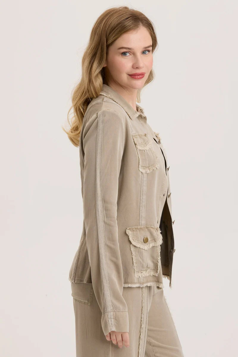 Twill Safari Jacket | Time Out Clothing